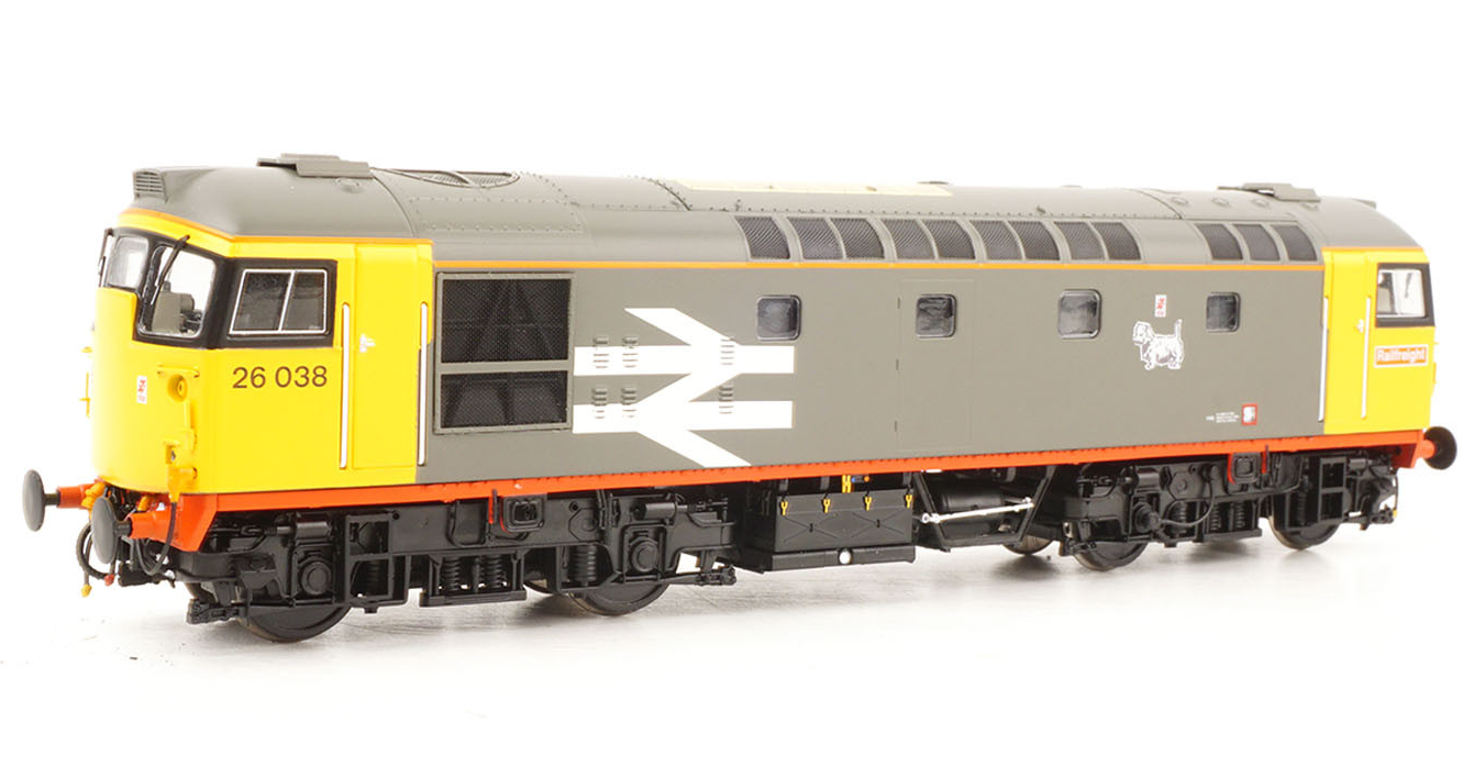 Heljan 2645 Class 26 038 BR Railfreight Red Stripe